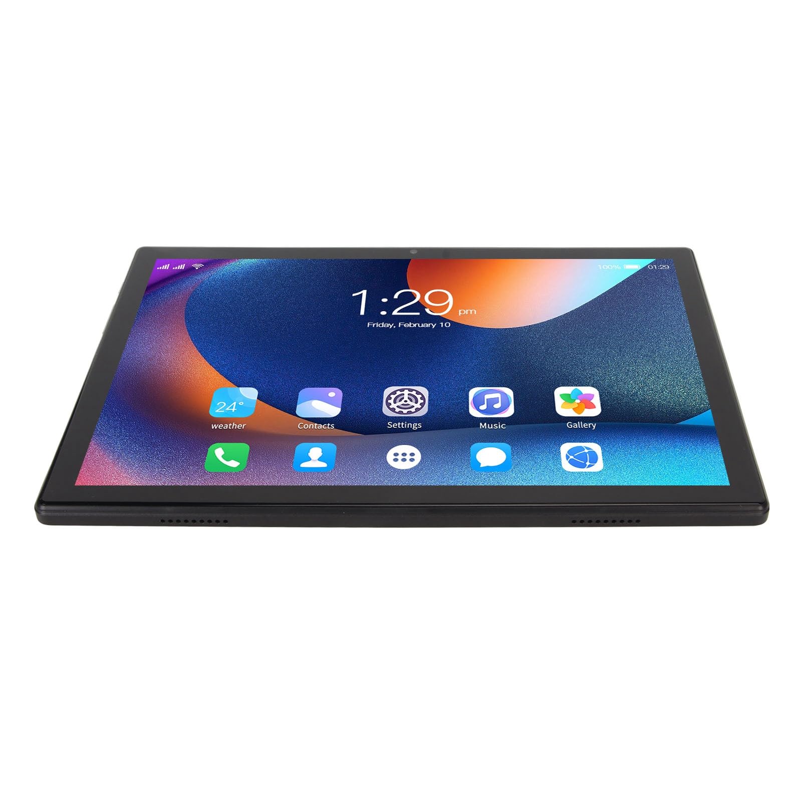 HEEPDD 10.1 Inch Tablet, 8 Core CPU 5G WiFi Tablet PC 100‑240V with Keyboard 12 for Office (US Plug)