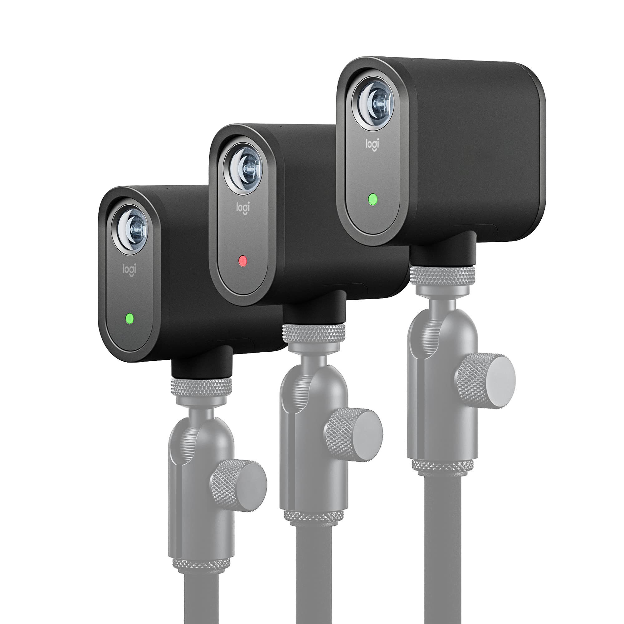 Logitech Mevo Start 3-Pack Wireless Live Streaming Cameras, for Multi-Camera HD Video,App Control and Stream via Smartphone or Wi-Fi & Power Adapter