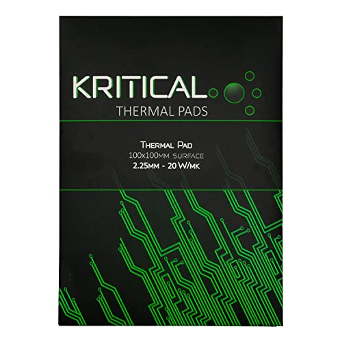 Kritical Thermal Pads - Extreme Conductivity (20 W/mK) - Designed specifically for GPU, CPU and Other microelectronic (2.25 mm)