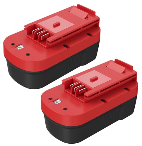 HOCHSTERN 2Pack 4.5Ah Ni-Mh Replacement for Black and Decker 18v Battery HPB18-OPE HPB18 244760-00 A1718 FS18FL FSB18 Firestorm Compatible with Black and Decker 18 Volt Cordless Power Tools Battery