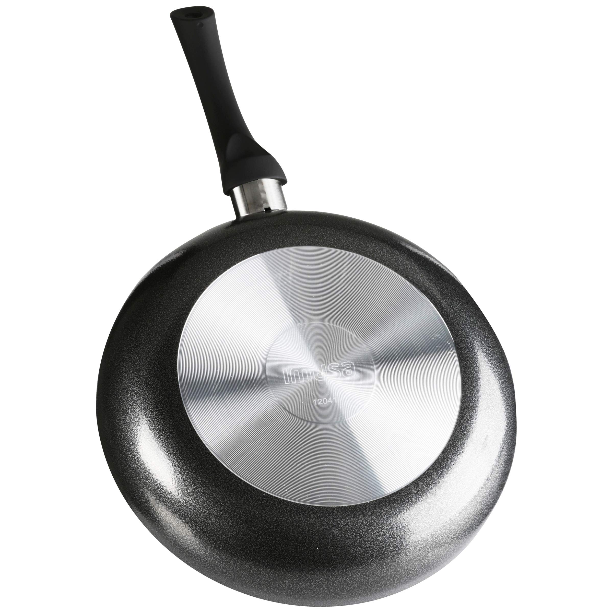 IMUSA USA Nonstick Soft Touch Handle 10" Charcoal Saute Pan w/Black
