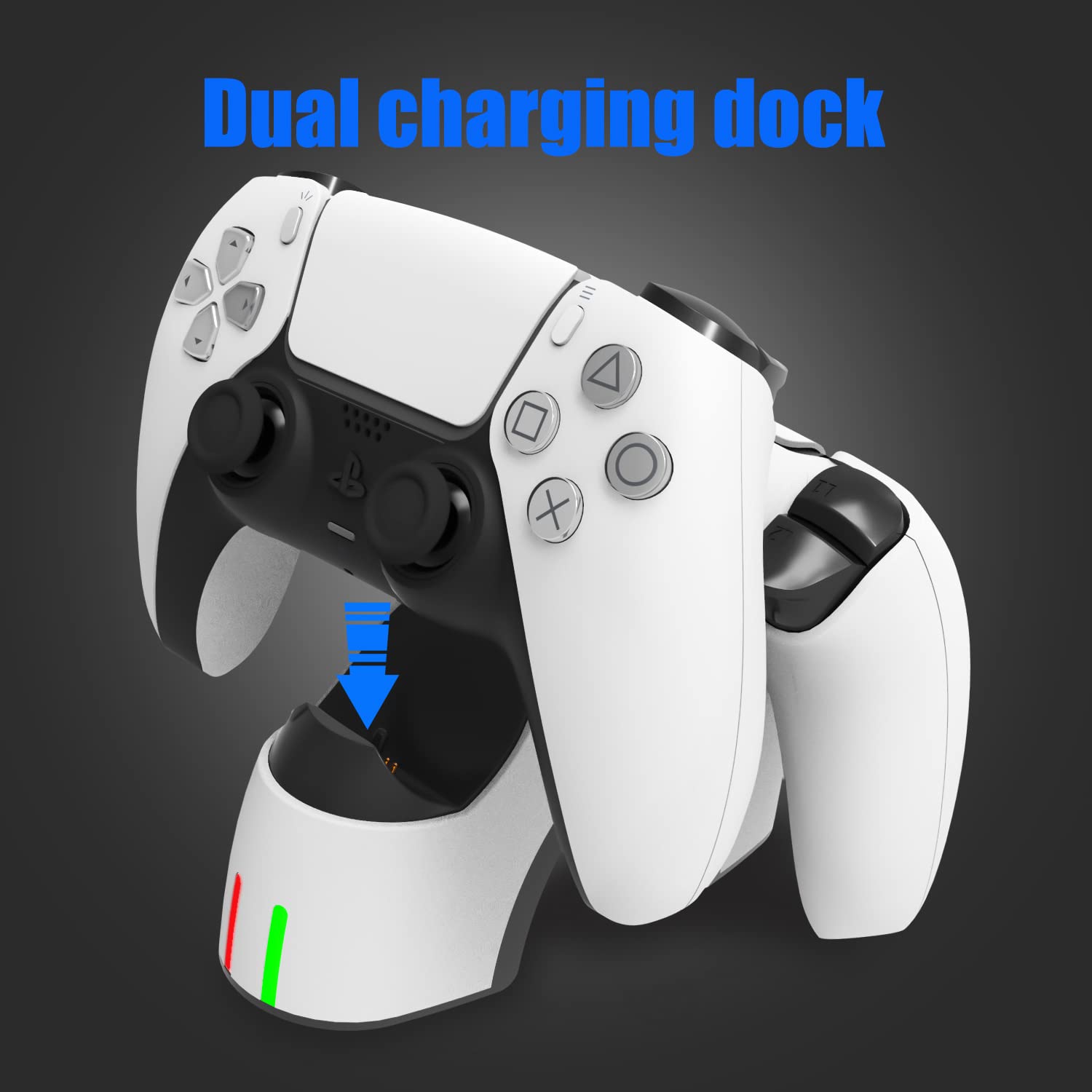 IQIKU PS5 USB HUB + PS5 Controller Charging Station + PS5 Cooling Fan Bundles