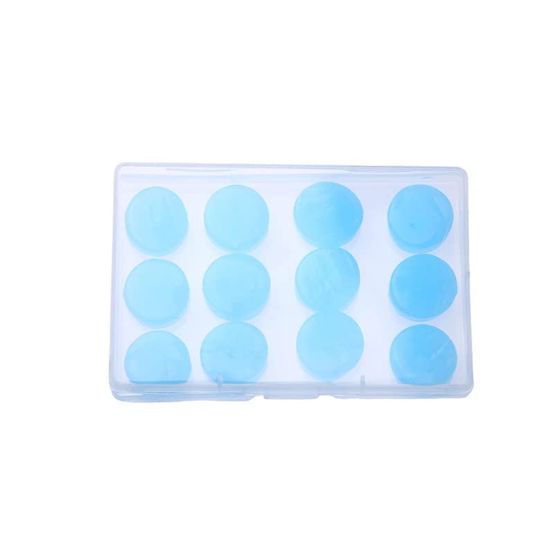 Longmed 6 Pair Pillow Soft Silicone Earplugs Waterproof Noise Cancelling Ear Plugs for Sleeping, Snoring, Swimming, Travel, Concerts and Studying