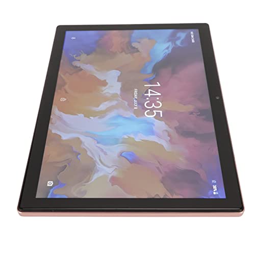 lonuo Tablet PC, 10 Inch Tablet 5G WiFi Dual Band Call Support Octa Core Processor 10 Inch IPS Screen 6G RAM 256G ROM for Travel (Gold)