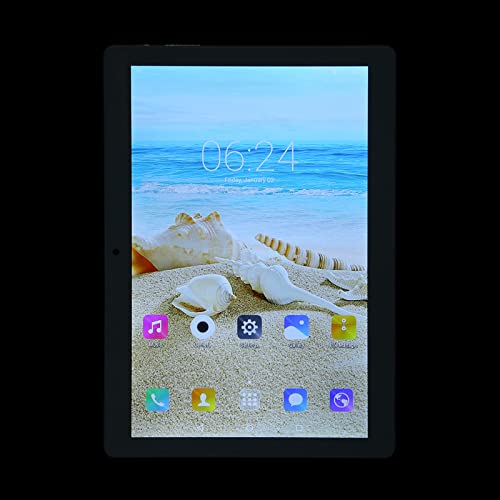 HEEPDD 10.1in Tablet, for Android 12 6GB 128GB MT6592 10 Cores 5G Tablet Silver 5G WiFi Calling for Work (US Plug)