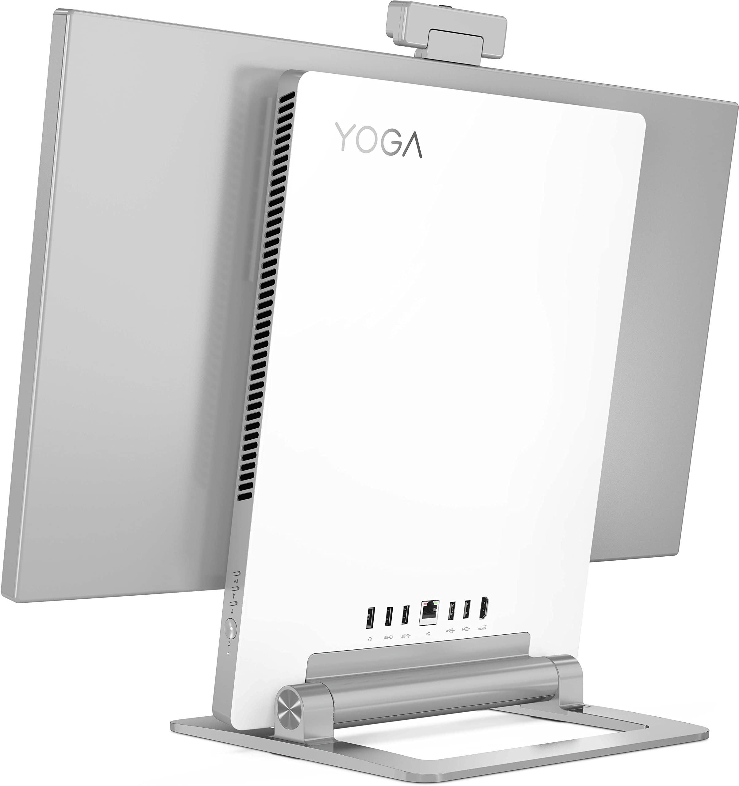 Lenovo YOGA 7 AiO 27 Touch 2TB SSD 2TB HD 64GB RAM (AMD Ryzen 7 cpu w/ 8 Cores and Max Boost 4.40GHz, 64 GB RAM, 2 TB SSD + 2 TB HD, 27" UHD Touchscreen, Win 11) Desktop All in One PC Computer 7i