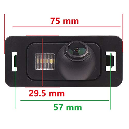 HD 1280x720p Rear Reversing Backup Camera Rearview License Plate Camera Night Vision Ip68 Waterproof for BMW 1/3/5/6 er X6 E5 E39 E46 E90 E91 E92 E60 E61 E70 E71 E72 X3 X5 X1 E84