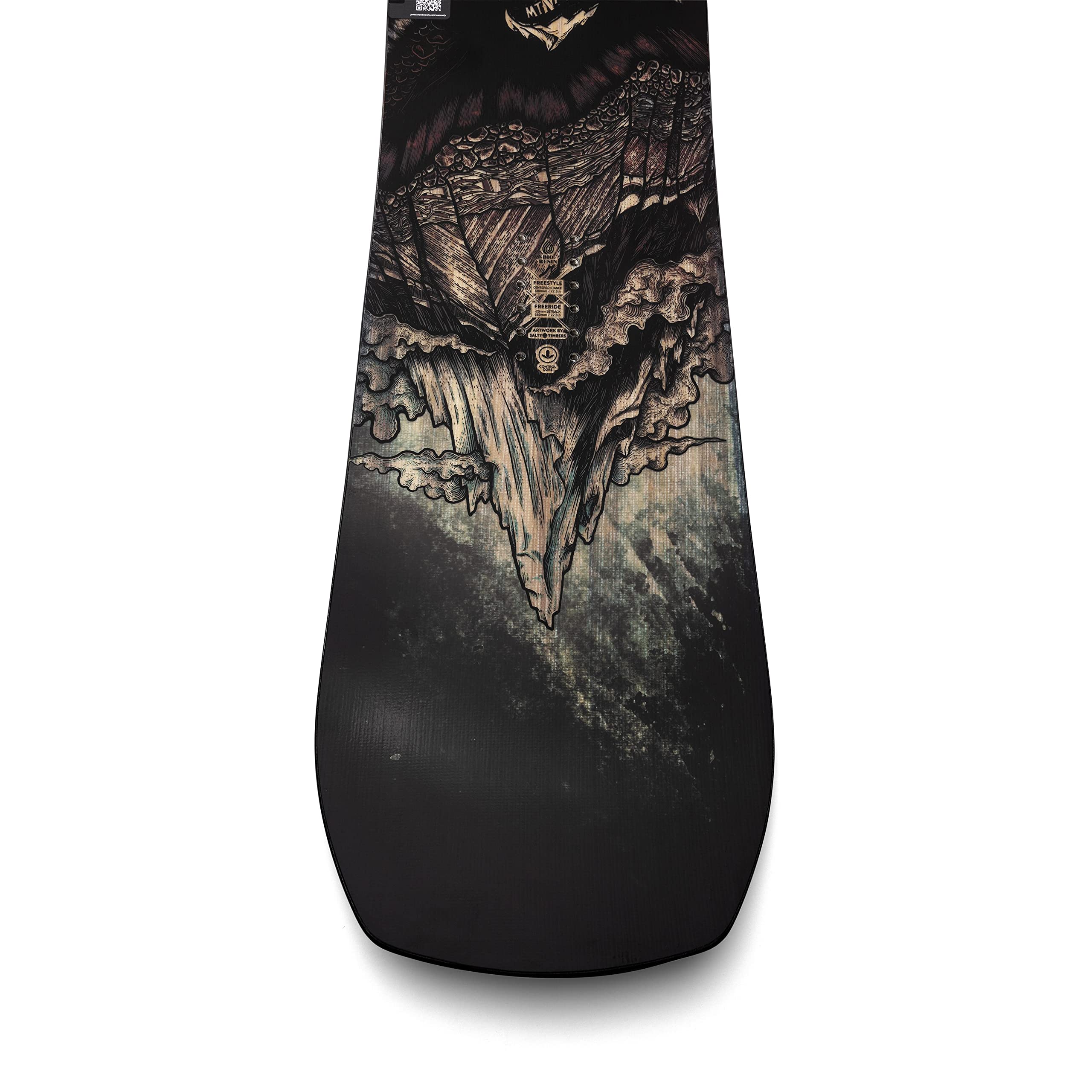 JONES Snowboards Mountain Twin Snowboard, Directional Twin, 159cm, Wide