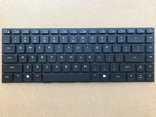 Original New for Dell Alienware x17 R1 Gaming Laptop per-Key RGB Backlit Backlit US Black Keyboard