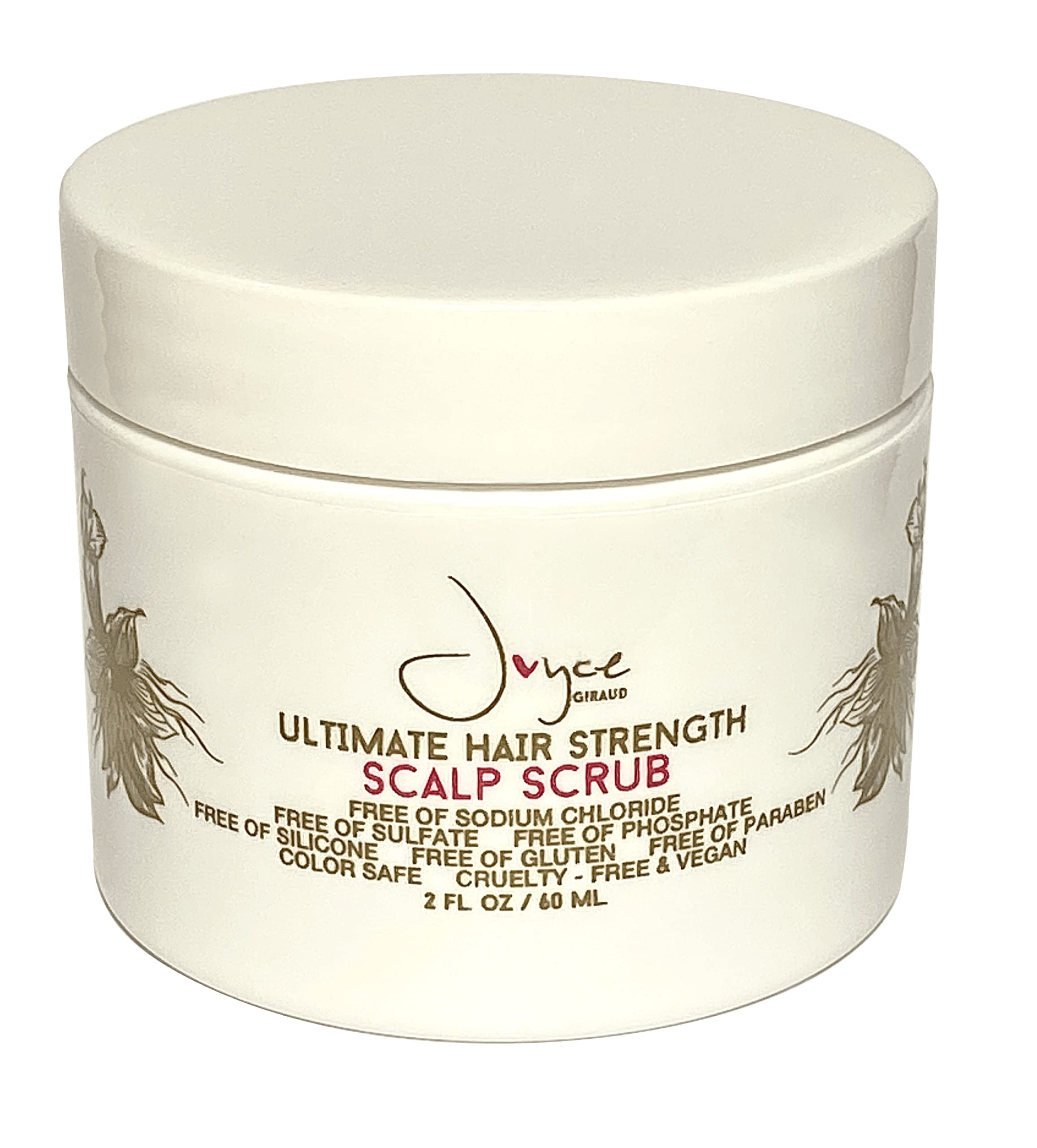 Miracle Elixir Collection Joyce Giraud Ultimate Hair Strength Scalp Scrub - Ideal for All Hair Types, Tropical Peppermint Scent, 4 Fl. Oz.