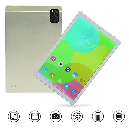 HEEPDD Portable Tablet, for Android 11 10.1 Inch Tablet 8 Core CPU 6GB RAM 128GB ROM 2560x1600 IPS for Office (US Plug)