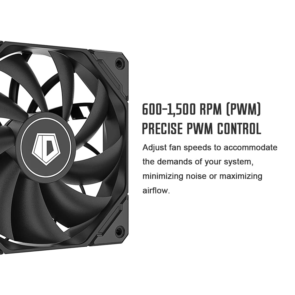 ID-COOLING SE-224-XTS CPU Cooler 4 Heatpipes CPU Air Cooler 120mm PWM Fan CPU Fan for Intel LGA1700/115X/1200; AMD AM4/AM5