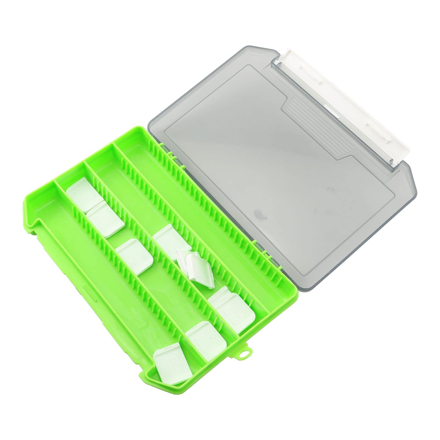 JCBIZ Plastic Fish Tackle Accessory Storage Organizer Container Waterproof Fishing Lure Box Bait Box