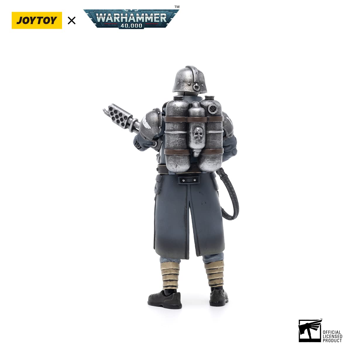 HUAXI DARK SOURCE(HAINAN)TECH JoyToy Death Korps of Krieg Veteran Squad Guard Flamer 1:18 Scale Action Figure, Multicolor