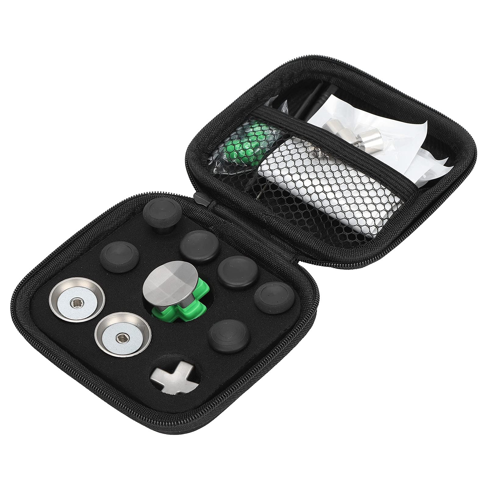 KOSDFOGE Controller Buttons Replacement Metal Modification Buttons Set Compatible with PS5 Game Controller