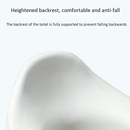 Misaso Baby Potty with Backrest Portable Pot Baby Boy Cute for - Purple