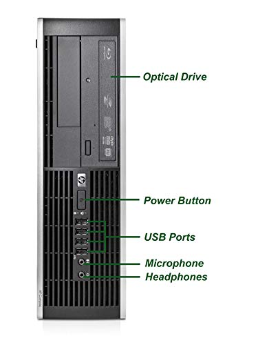 HP SFF Computer Desktop PC, Intel Core i5 Processor, 8GB Ram, 500GB Hard Drive, Wi-Fi & Bluetooth, 19 FHD LED Monitor, 1080P Webcam, Wireless Keyboard and Mouse, Windows 10 Pro (Renewed)