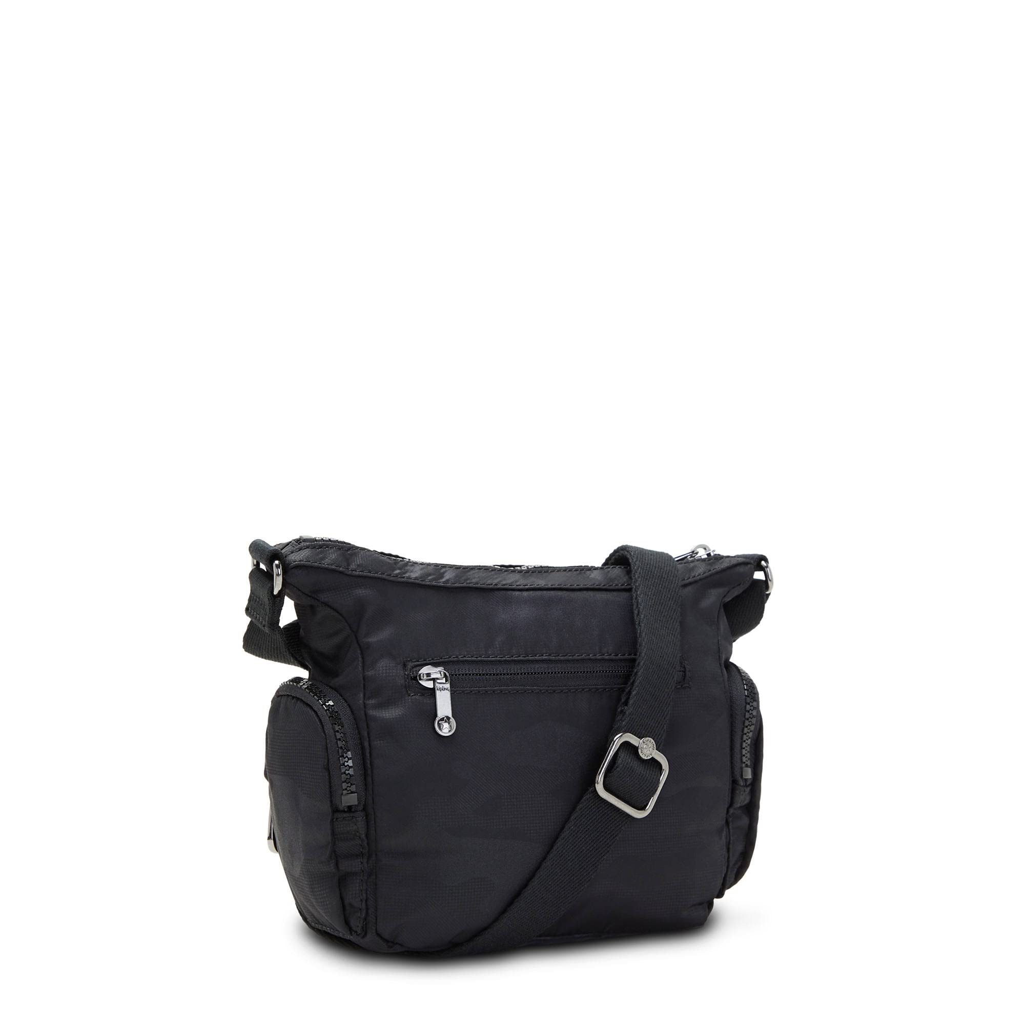 Kipling Gabbie Mini Crossbody Bag Black Camo Emb