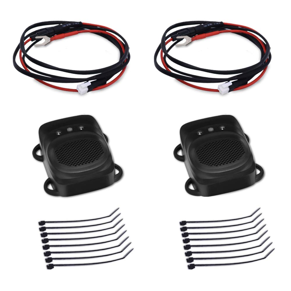 Loraffe Ultrasonic Rodent Repellers for Car, Wired Under Hood Animal Repellers, Vehicle and Garage Rodent Defense, Pest Control