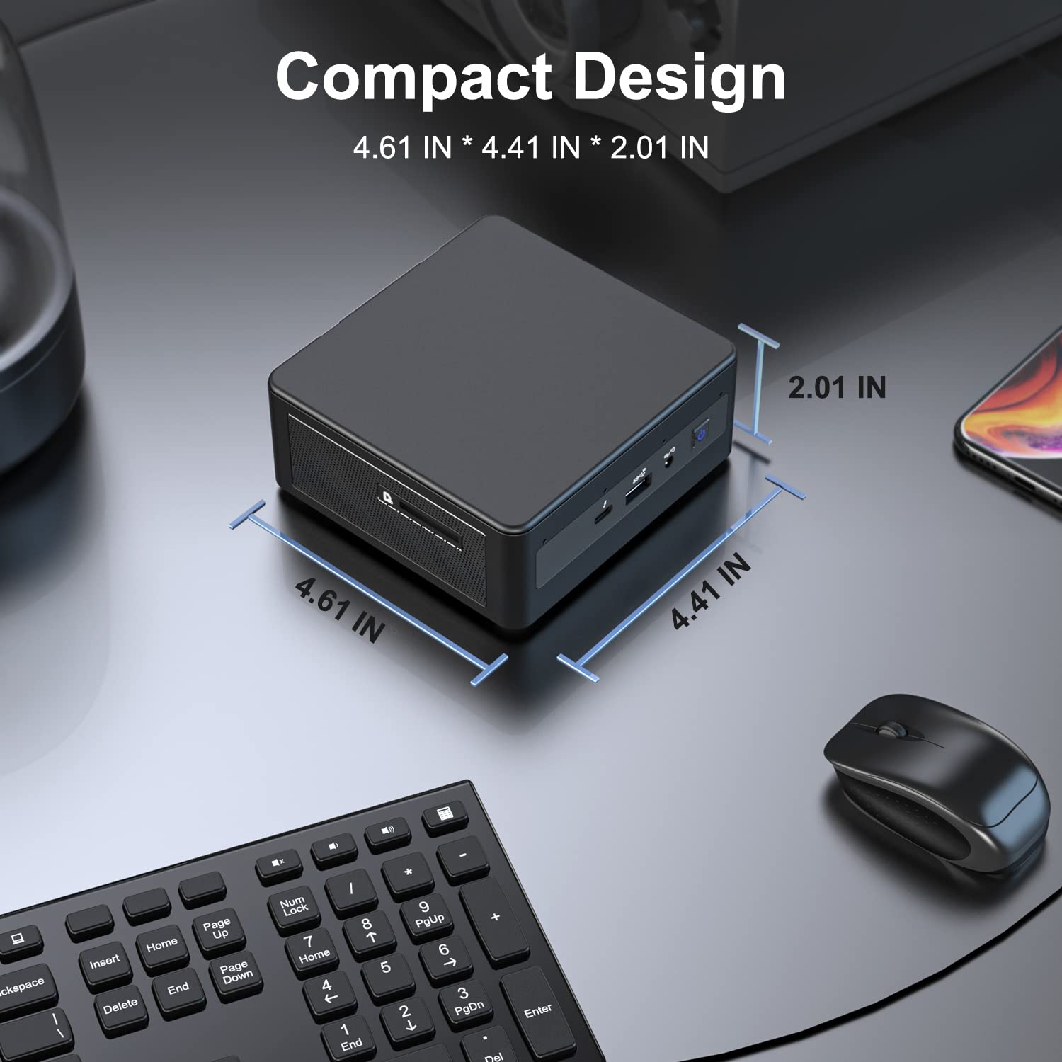 Intel NUC 11 Barebone with Core i5-1135G7 Processor, Ultra-Performance Intel Nuc 11 with Intel Iris Xe Graphics, 8M Cache, Up to 4.20 GHz (No RAM, No SSD, NO OS, Added Components Needed)