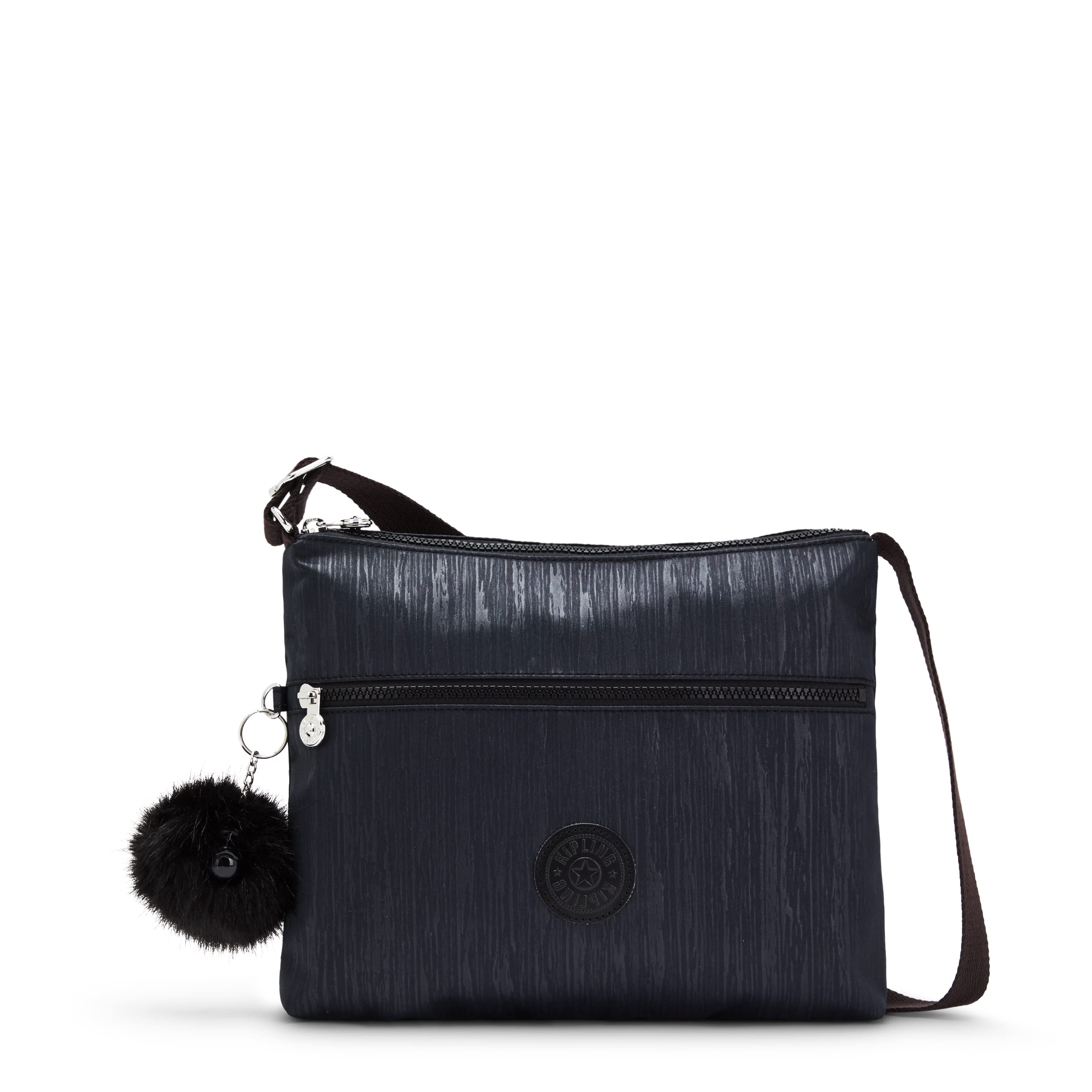 Kipling Womens Women's Annabelle Bag, Medium Handbag, Polyester Crossbody Bag, Sparkling Slate, 11.25 L x 9.5 H 1.5 D US