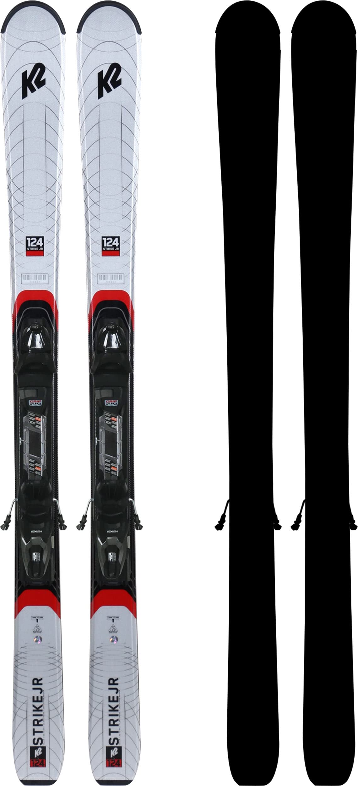 K2 Strike Jr Ski + FDT 4.5 Ski Binding, 112