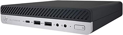 HP EliteDesk 800 G5 Mini - 9th Gen Intel Core i5-9500T 6-Core up to 3.70 GHz, 16GB DDR4 Memory, 256GB NVMe SSD, WiFi-6, Bluetooth 5.0, Intel UHD Graphics 630, Windows 10 Pro (Renewed)