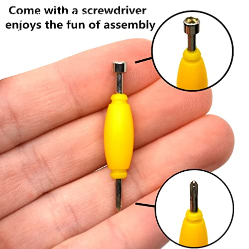 Mini Finger Skateboards Toys, Wooden Fingerboard, Professional Finger Board Ultimate Sport Training Props with Fingerboard Non Slip Foam Grip Tape, Screwdriver(Finger Skateboard Pattern Random)