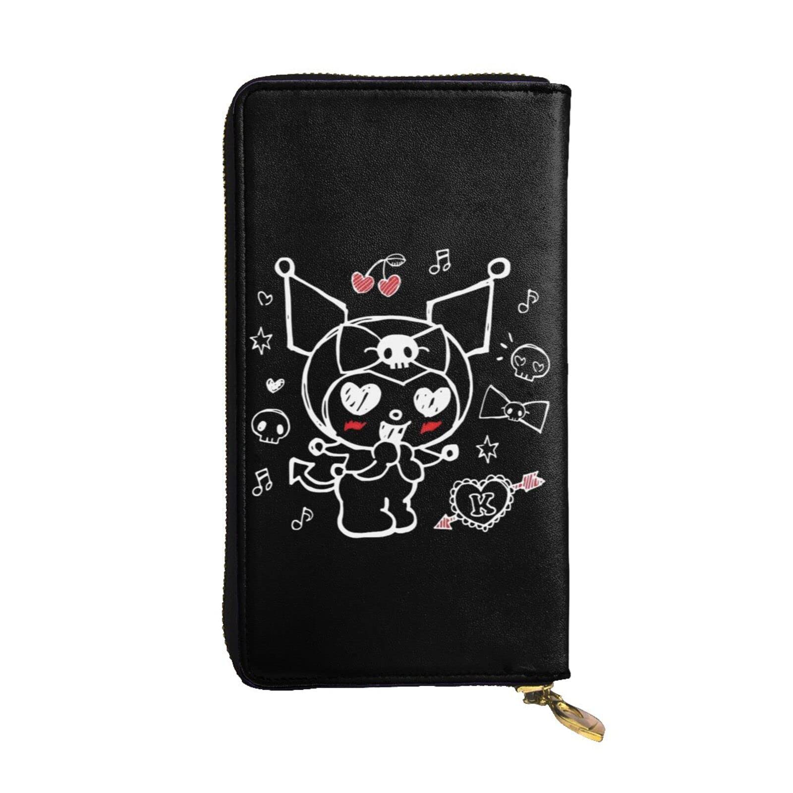 JunnLend Men'S Credit Card Wallet Long Wallet Leather Zipper Wallet, Women'S Multifunctional Wallet One Size