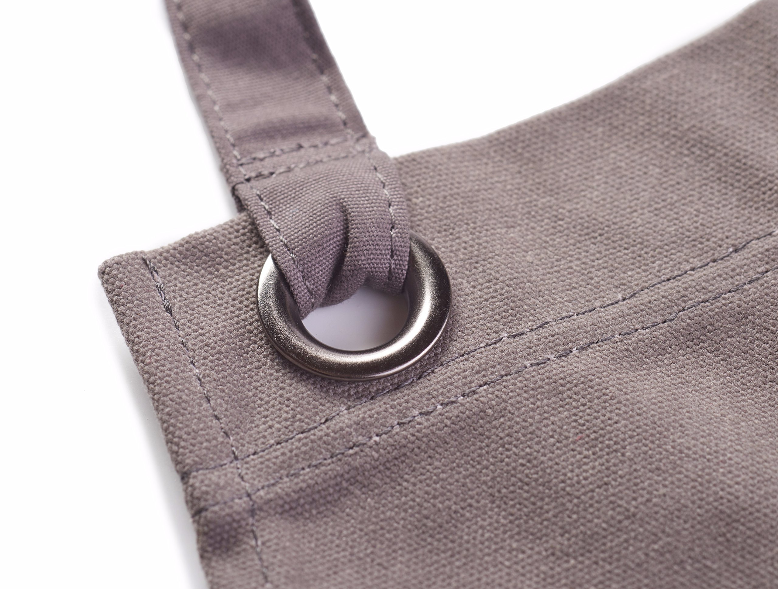 Hudson Durable Goods - Heavy Duty Waxed Canvas Work Apron - Grey