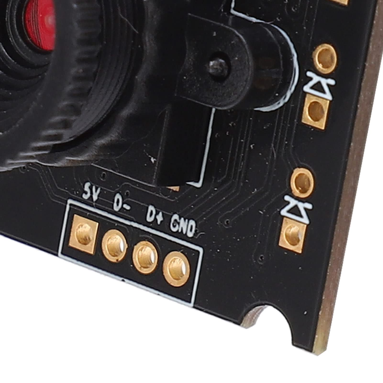 Oumefar Webcam Board, USB Webcam Board 50° Field of View Distortion Len for QR Code Scanning Camcorder
