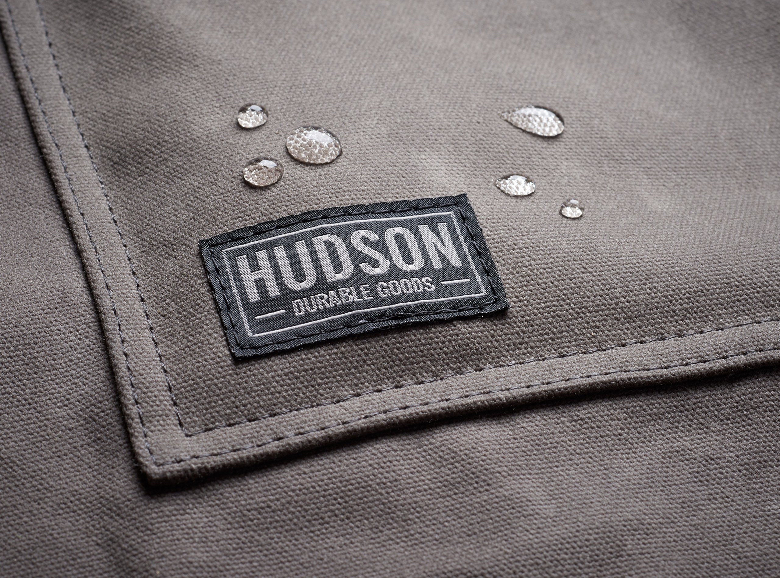 Hudson Durable Goods - Heavy Duty Waxed Canvas Work Apron - Grey