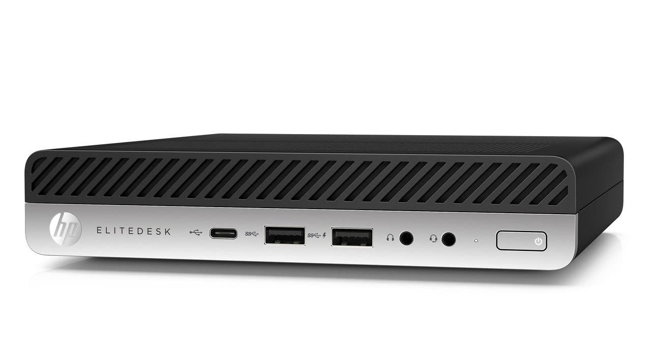HP 800 G4 Mini Desktop Intel i5-8500T UP to 3.50GHz 32GB DDR4 New 1TB NVMe SSD Built-in Wi-Fi BT Dual Monitor Support Wireless Keyboard and Mouse Win11 Pro (Renewed)