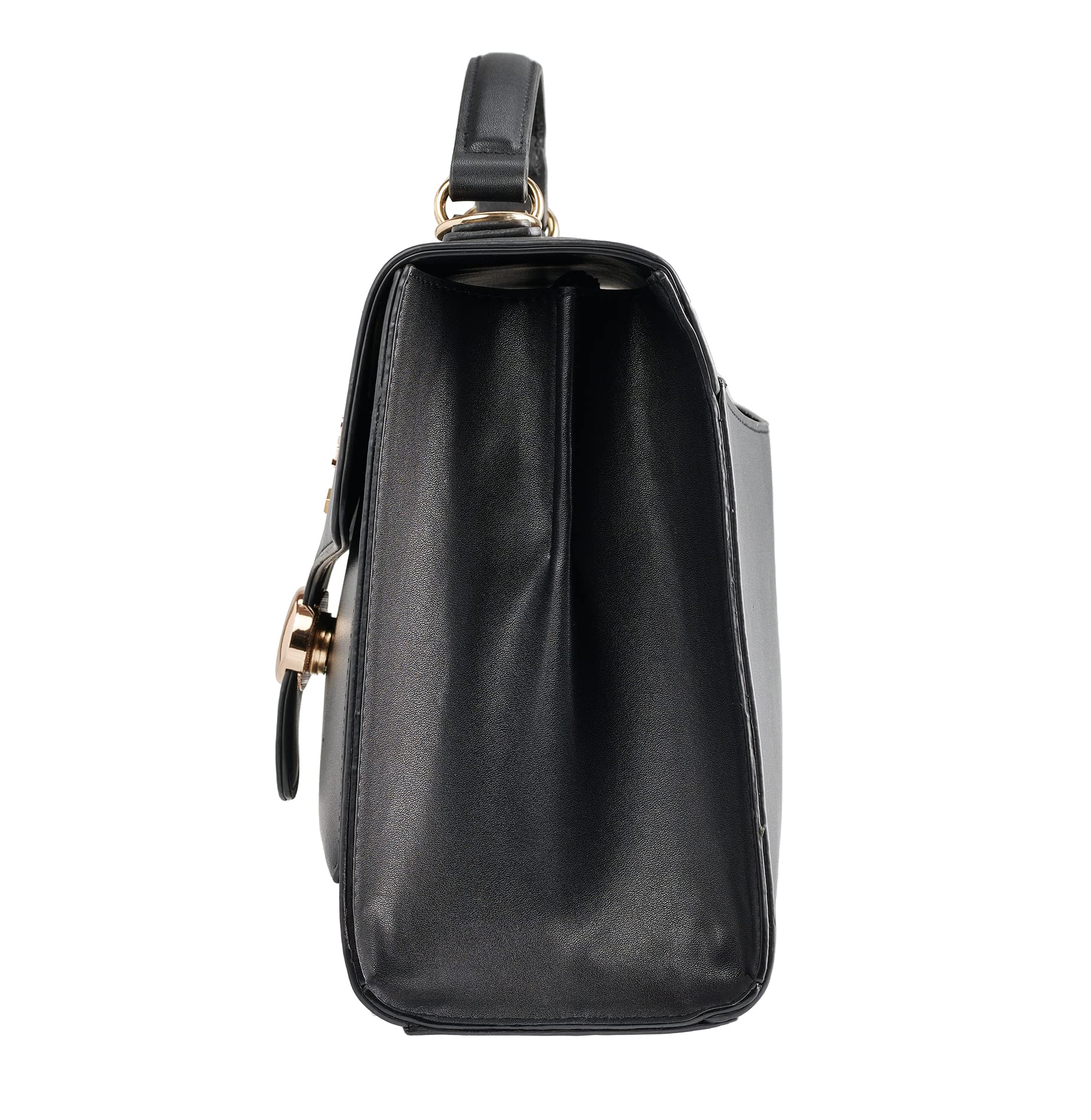 Loulu - Gold Glasp Top Handle Handbag