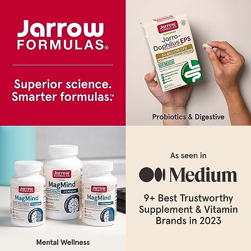 Jarrow Formulas Extra Strength Theanine 200 mg, Dietary Supplement That Promotes Relaxation, Amino Acid Supplement for Relaxation Support, 60 Veggie Capsules, 60 Day Supply