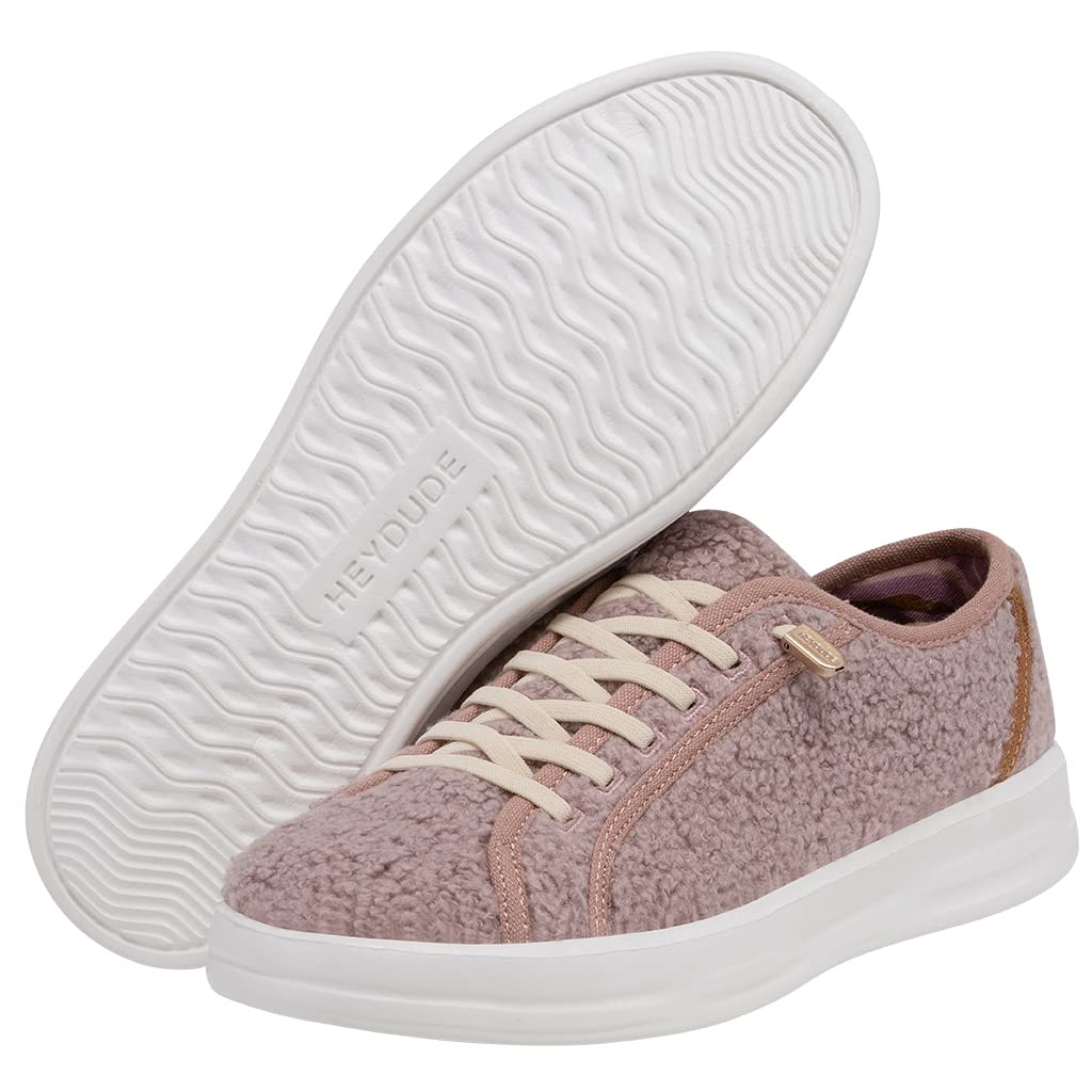 Hey Dude Women's Karina Karina Sherpa Tuscany 7 | Women's Sneakers | Women's Casual Shoes | Comfortable & Light-Weight