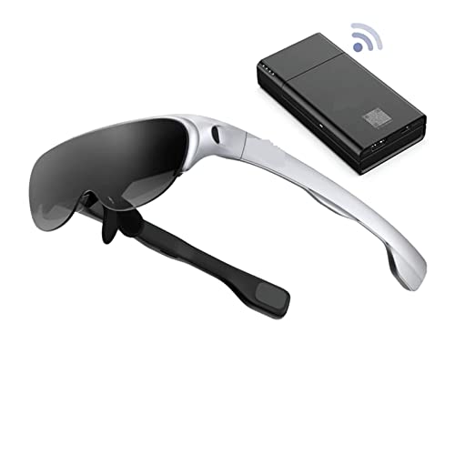 KLEEME AR Glasses Portable 120 Inch Virtual Screen and Voice Control Smart Glasses Cinema Glasses Compatible with All Devices