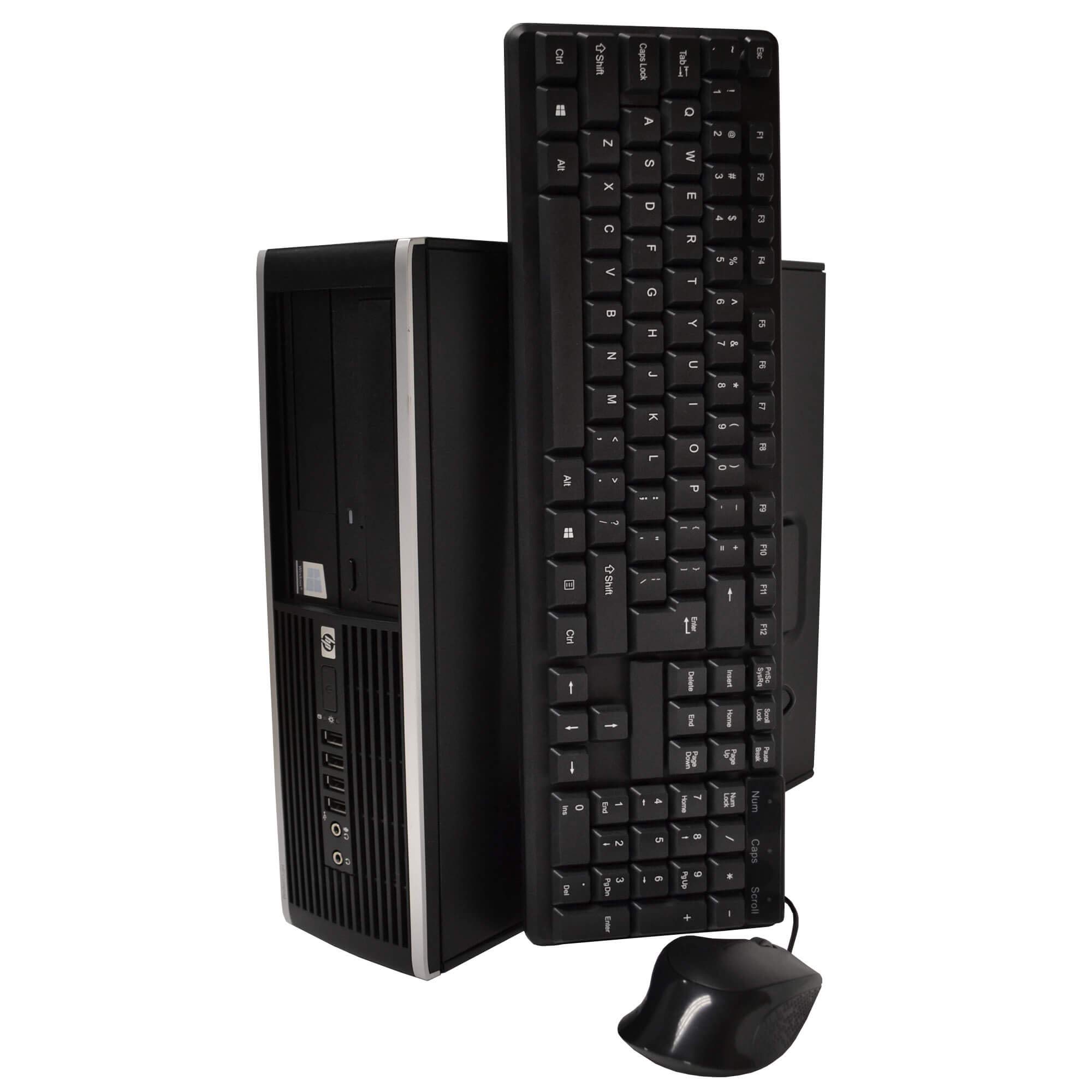 HP Elite 8100 Desktop Computer - Intel Core i5 3.2GHz Processor, 8GB RAM, 1TB Hard Drive, 20 Inch LCD Monitor, DVD, New USB Keyboard, Mouse & WiFi Adapter, Windows 10 Professional (Renewed)