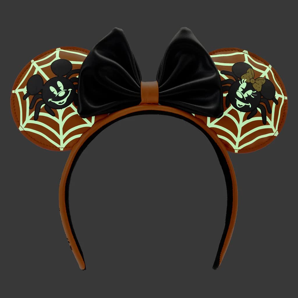 Loungefly Disney Mickey and Minnie Spider Glow Women's Ear Headband