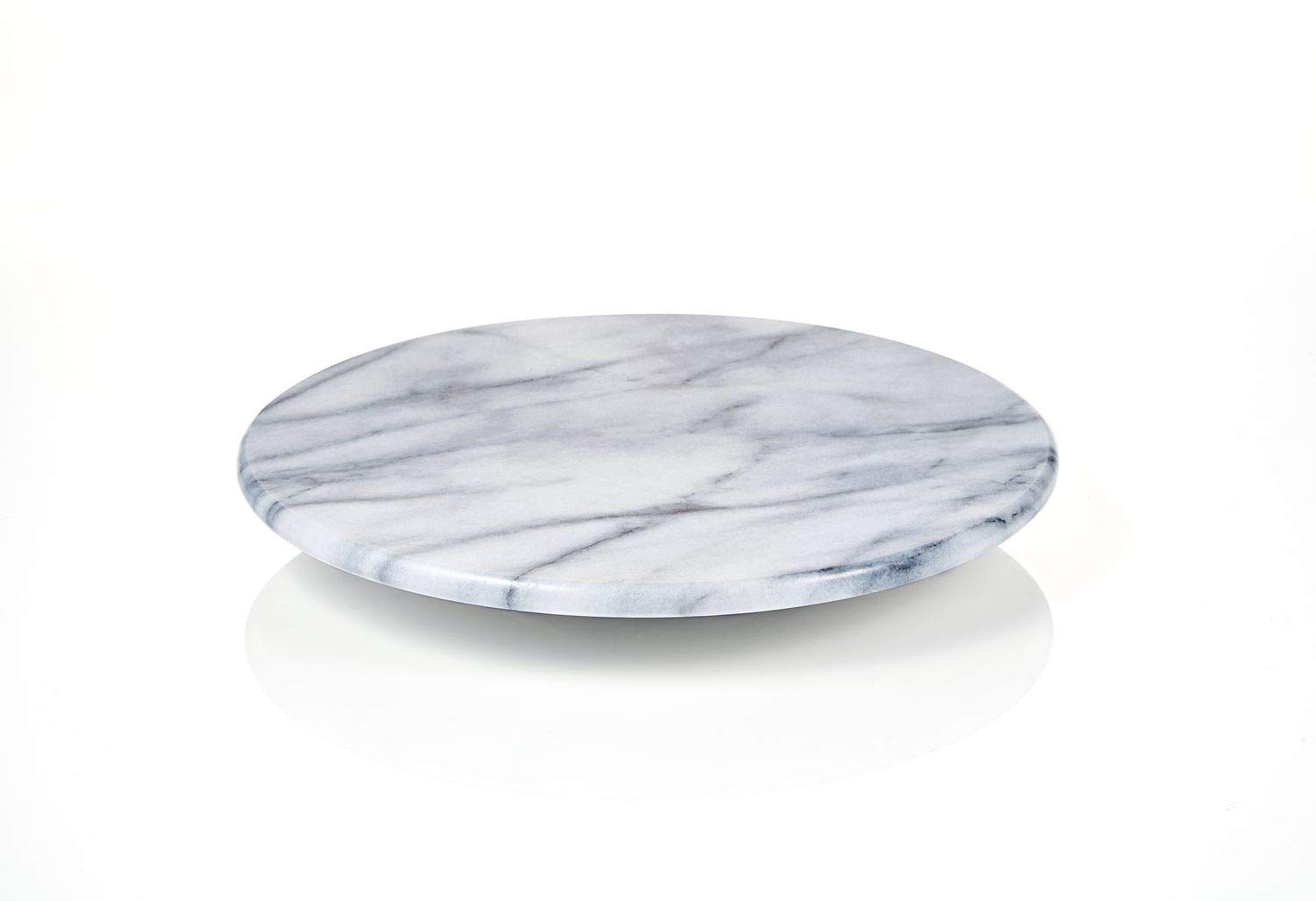 JEmarble Lazy Susan 10 inch Turntable with Aluminum Alloy Bearing, Smooth/Silent/Durable(White)(Premium Quality)