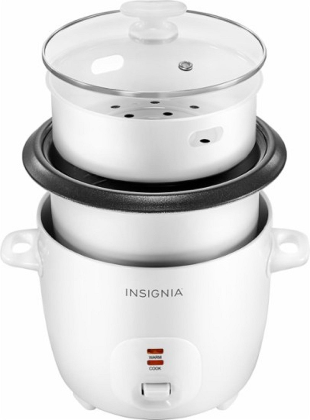 Insignia - 2.6-Quart Rice Cooker - White (NS-RC14WH7)