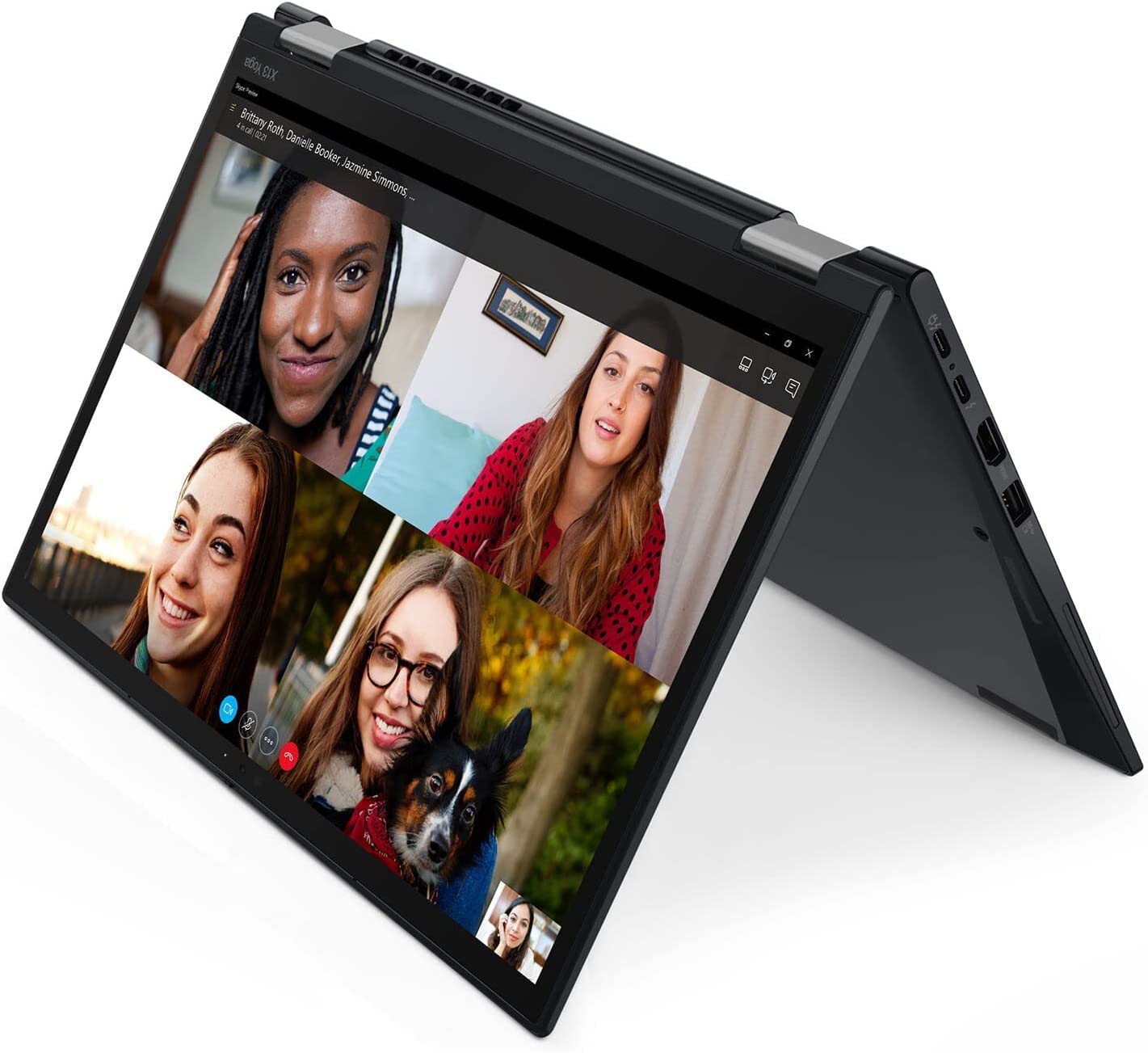 Lenovo Latest ThinkPad X13 Yoga Gern 2, 13.3" 2K (2560x1600) IPS, Touchscreen, i7-1165G7, 16GB DDR4, 1TB SSD, Intel Iris Xe Graphics, Integrated Pen, Weigh 2.65 lbs, Win 10 Pro - Black