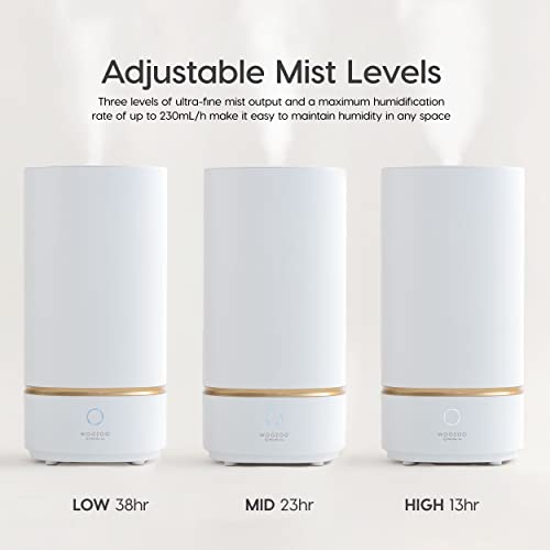IRIS USA WOOZOO Ultrasonic Humidifier - Cool Mist 3L Water Tank, Bedroom Baby Nursery, Adjustable Mist Level, Night Light Function, Whisper Quiet, Runs up to 38 hours, Auto Shut Off