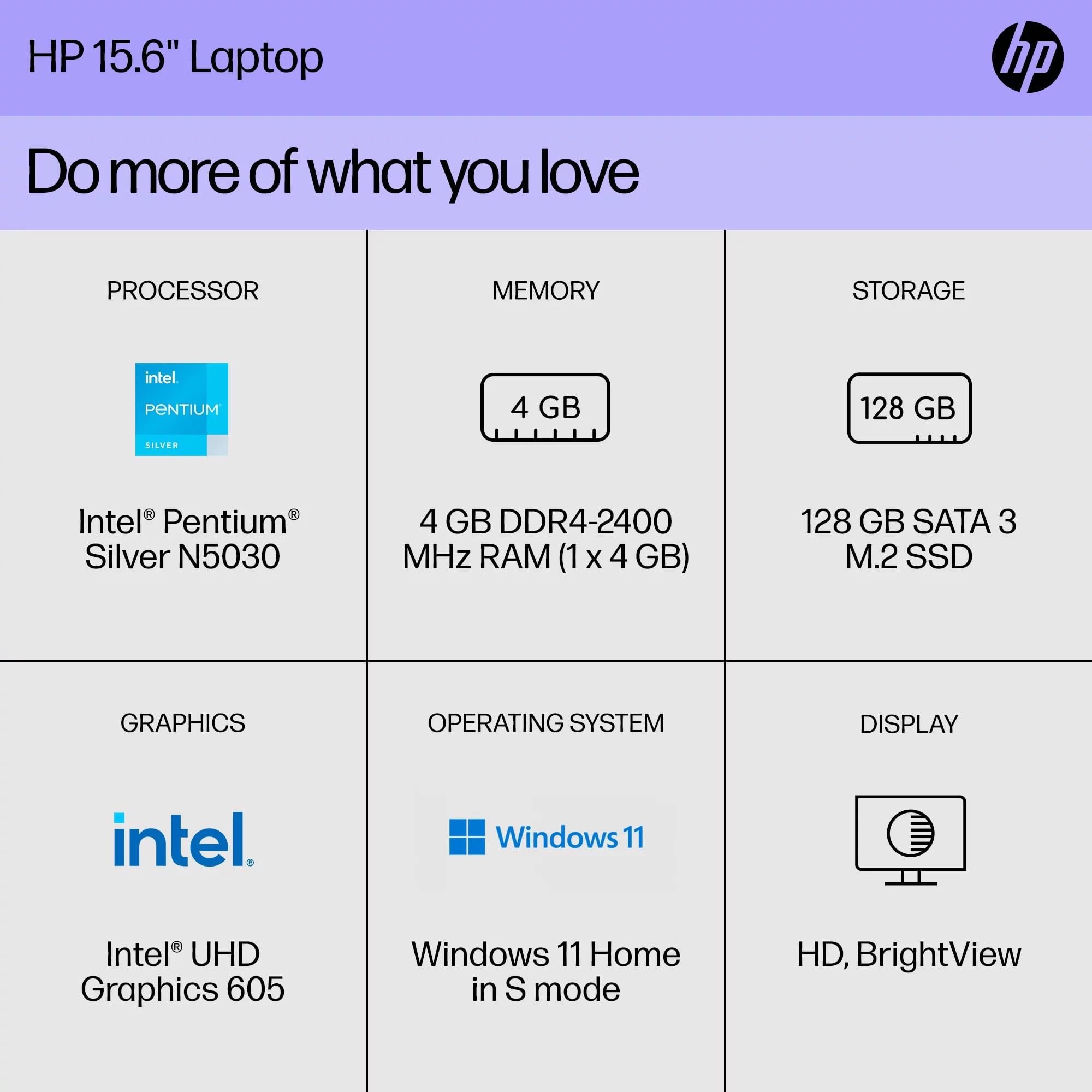 HP 2023 Newest Laptop, 15.6" Display, Intel Pentium Silver N5030 Processor(4-core), 32GB RAM, 1TB SSD, Intel UHD Graphics, WiFi, Bluetooth, Numeric Keypad, Windows 11 Home in S Mode