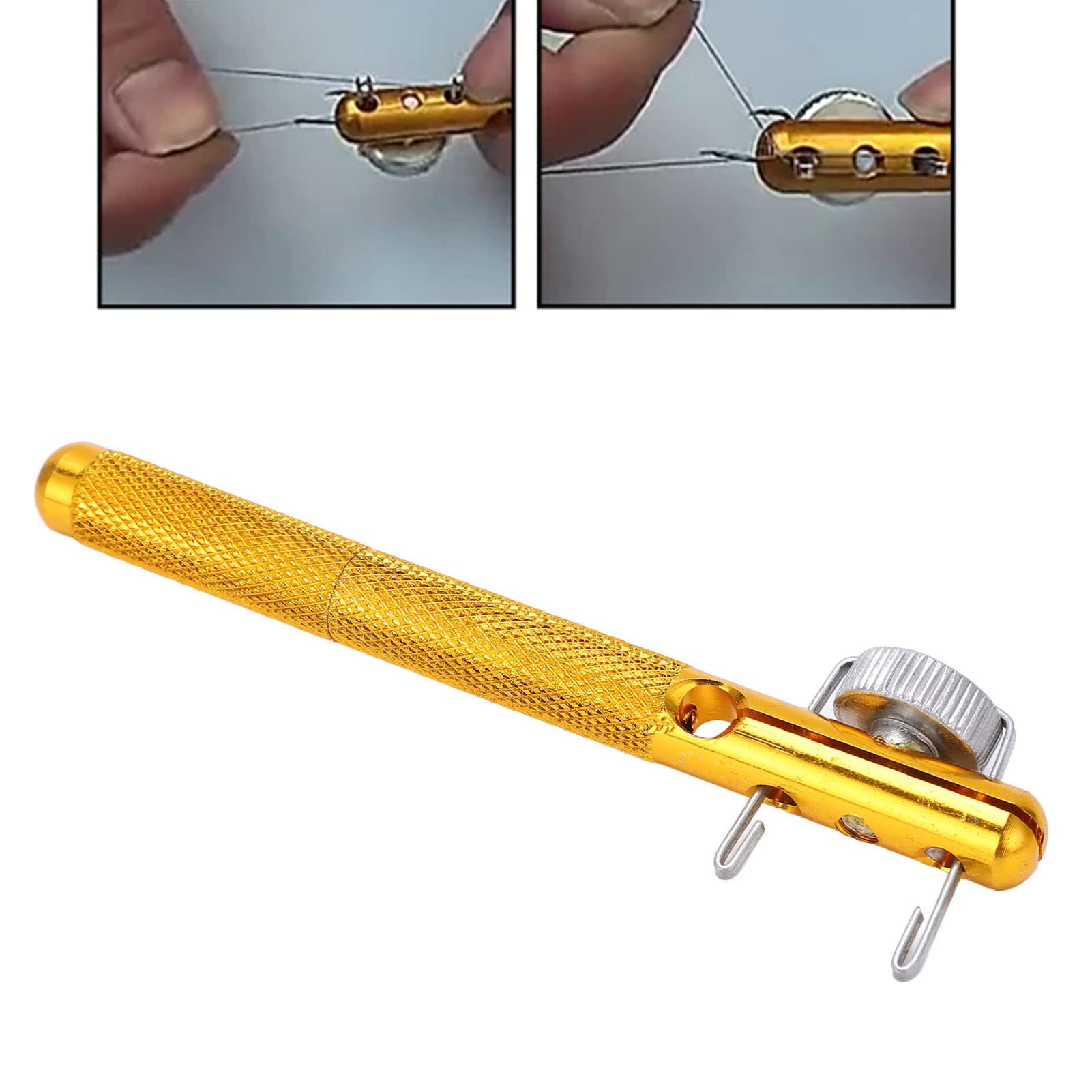 Jadeshay Knot Tying Tool - Fishing Line,Portable Fishing Knot Tier Tying Tool,Hook Line Knotting