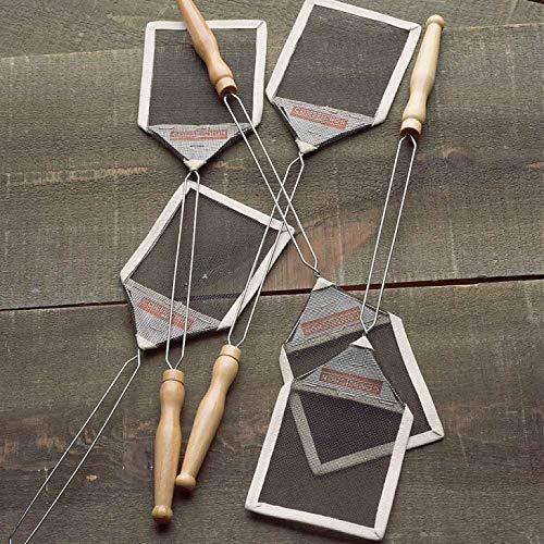 Kings County Tools Old-Fashioned Fly Swatter | 5-Pack | Wire Frame with Wooden Handle | Strong Mesh | Sewn Edges | Take Out Pesky Pests Effectively Unlike Plastic | Made in France