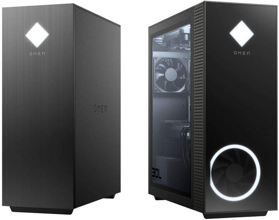 HP Omen 30L GT13 Gaming Desktop, AMD Ryzen 5 5600X Processor, GeForce RTX 3060 Graphics, 32GB DDR4-3200 RGB SDRAM, 1TB PCIe SSD+2TB HDD, RGB LED Lighting, Wi-Fi 6, 800W Power Supply, Win10 Home
