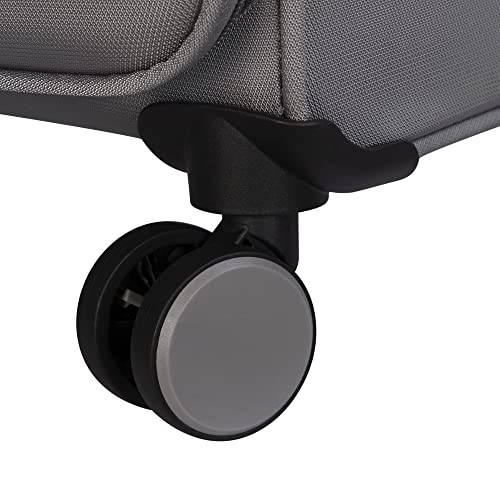 it luggage Accuracy 32" Softside Checked 8 Wheel Spinner, Grey Skin