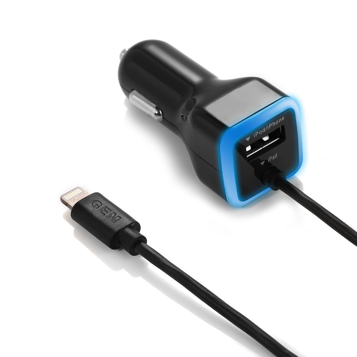 iPhone Car Charger, [Apple MFI Certified] Car Charger for iPhone 15, 14, 13, 12, 11, X, XR, XS, Pro, 8 Plus, 7 Plus, Pro Max, iPad Pro, Air 4, Mini with Extra USB Port