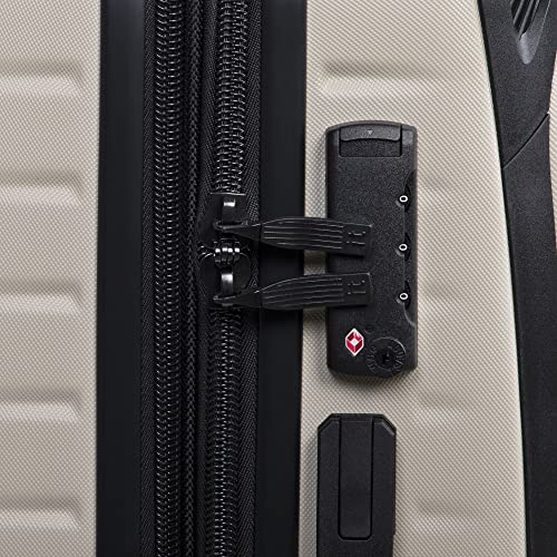 it luggage Lineal 3 Piece Hardside 8 Wheel Expandable Spinner, Oyster Grey, 3 Pc Set